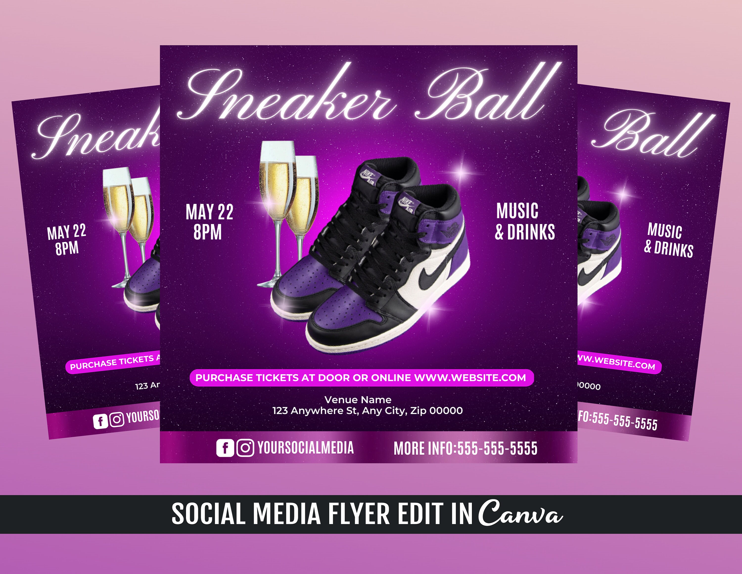 Sneaker Ball Flyer - Etsy