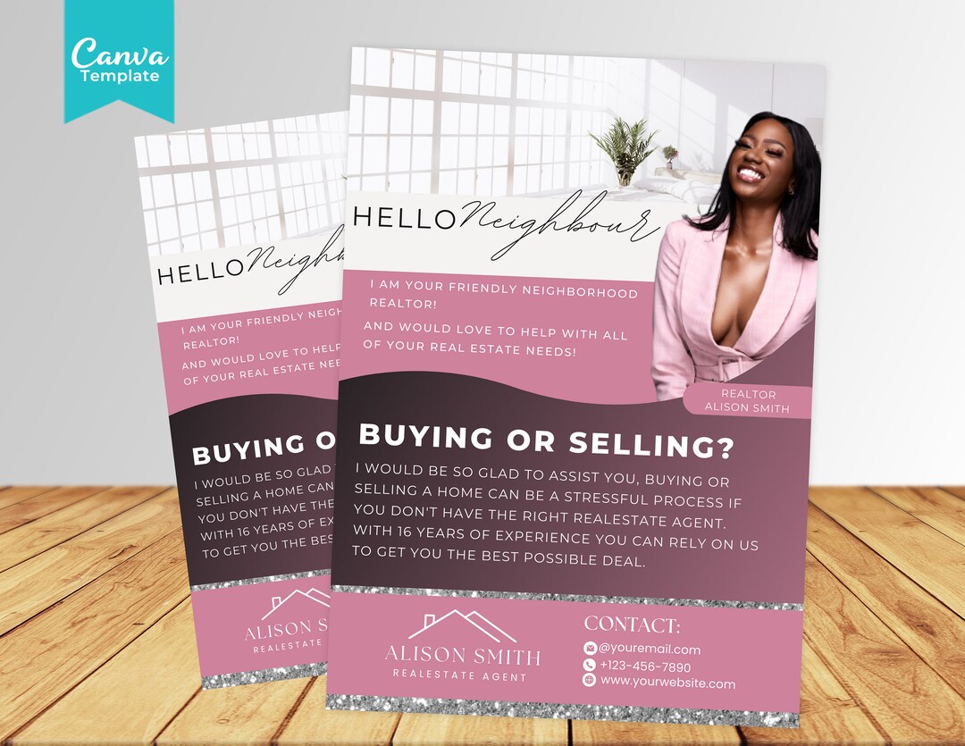 Realtor Flyer, Real Estate Flyer Template - Etsy