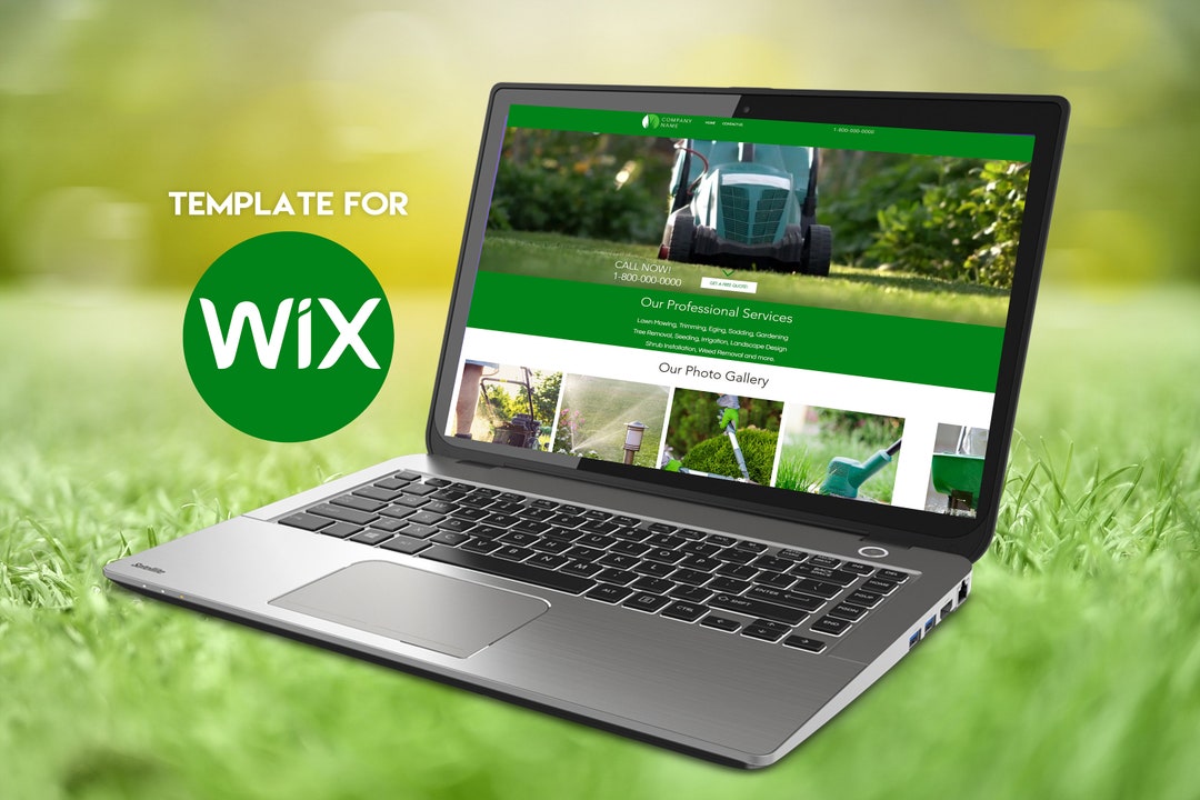 Lawn Care Wix Website Template, Landscaping Wix Website Template, Lawn ...