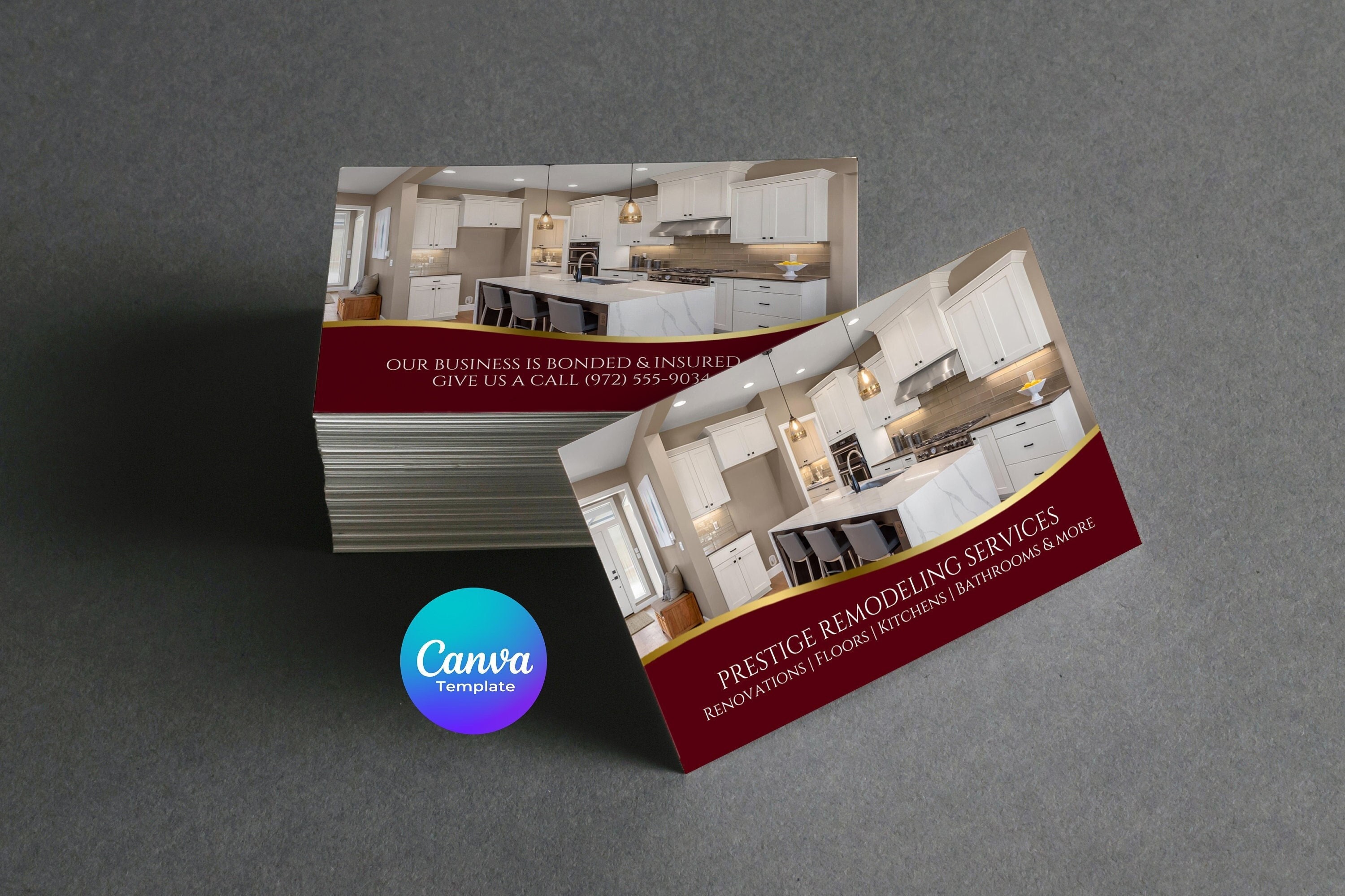 Remodeling Services Business Card Template - Etsy