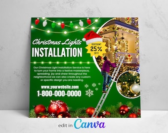 Holiday Light Installation Flyer 01 - Christmas Light Hanging ...