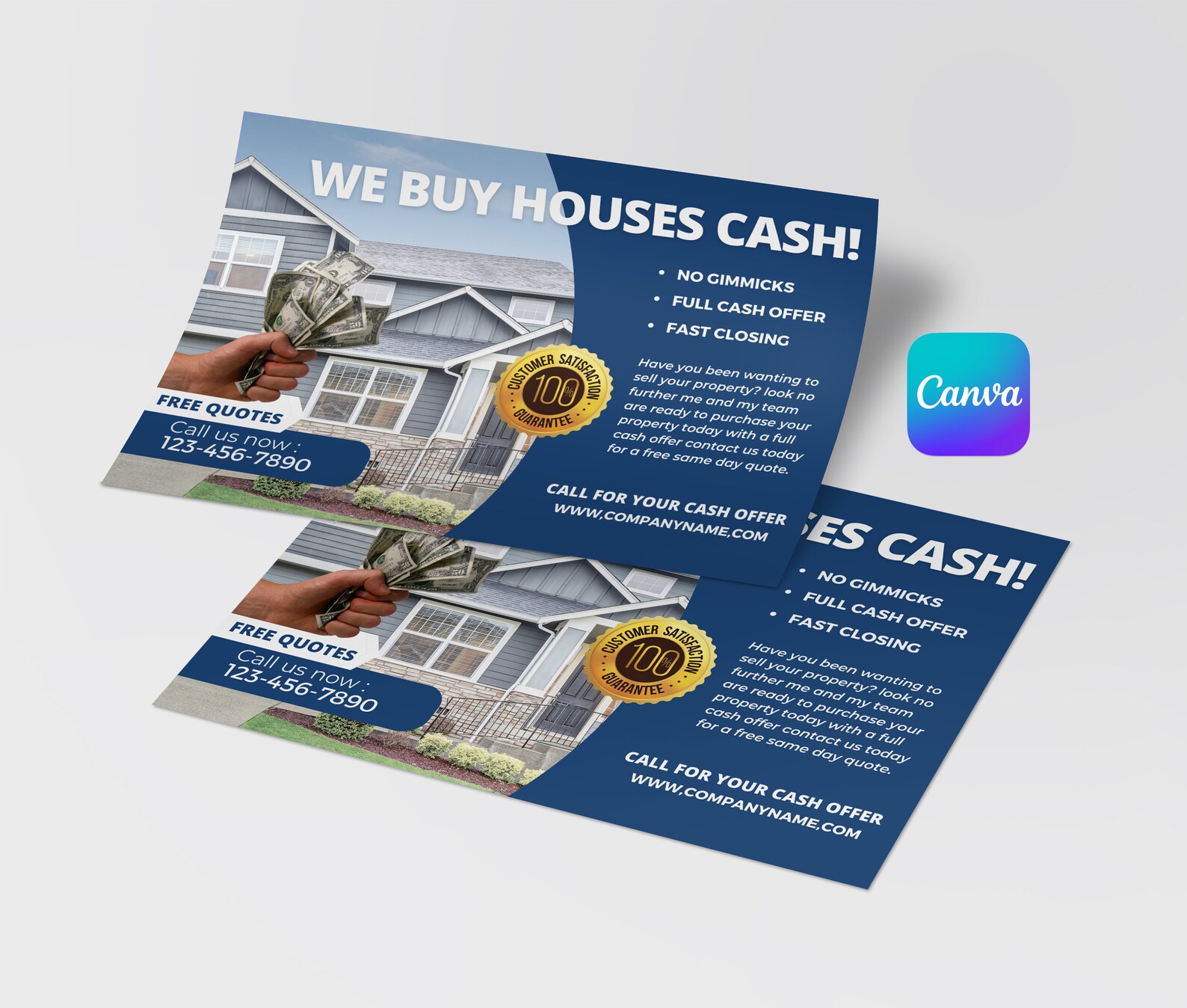 We Buy Houses Flyer Template, We Buy Houses Flyer Postcard Template - Etsy