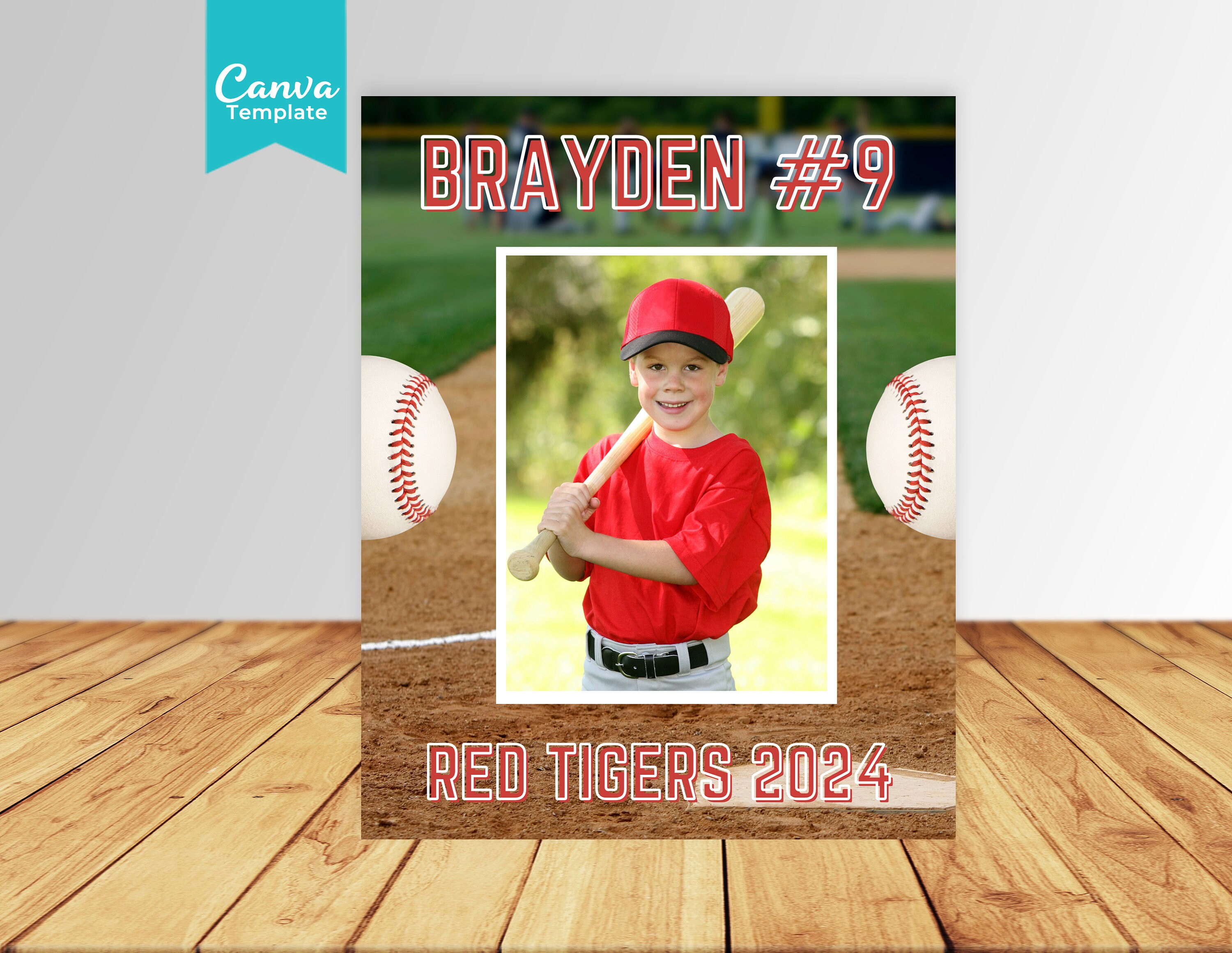 Baseball Team Photo Frame Template, Baseball Photo Frame Template - Etsy