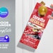 Carwash Door Hanger Template, Front and Back Design, Editable in Canva ...