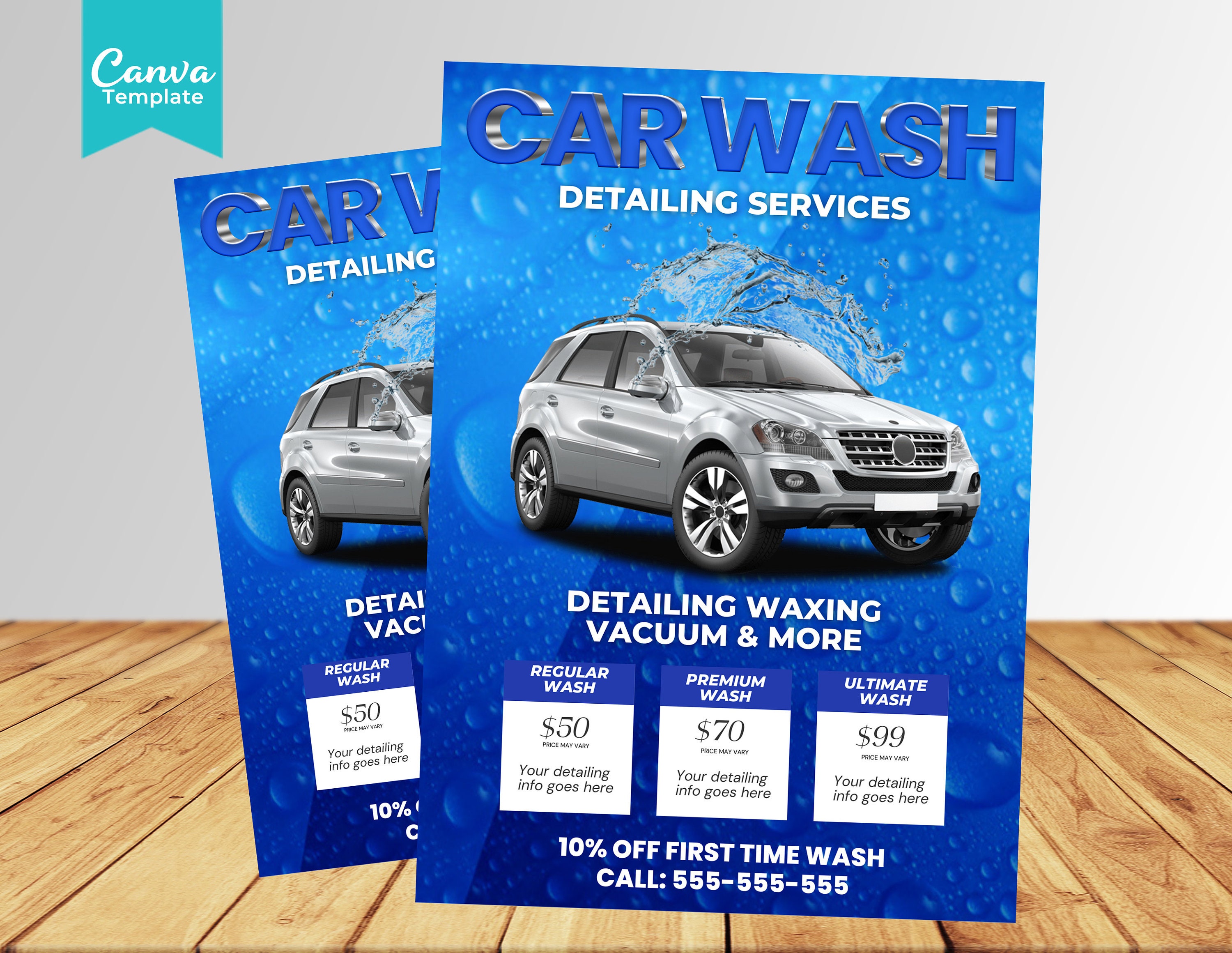 Carwash Flyer Template - Etsy