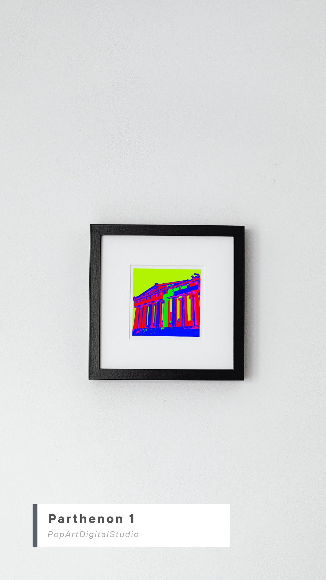 The Parthenon, Athens, Greece, Pop Art, PRINTABLE Instant Download ...