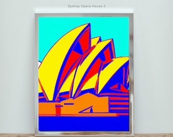 Sydney Opera House Art Print Instant Download Printable - Etsy