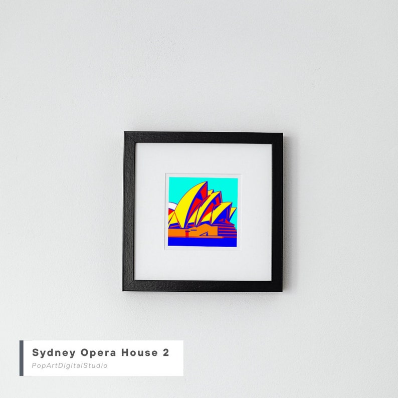 Sydney Opera House, Australia, Pop Art, PRINTABLE Instant Download ...