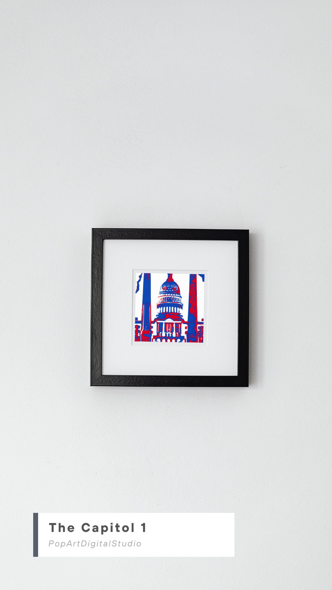 US Capitol Building, Pop Art, PRINTABLE Instant Download, Home Decor ...