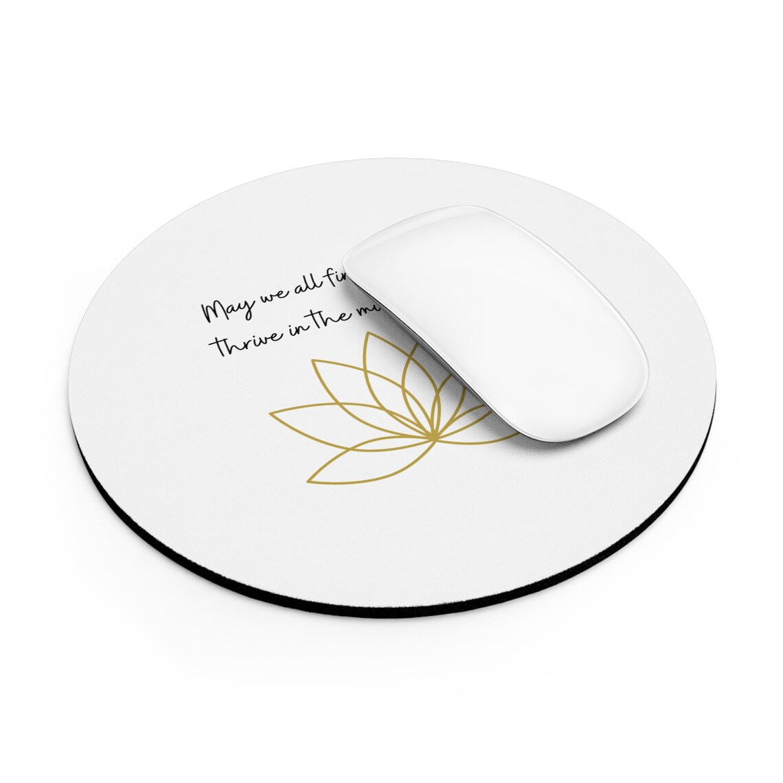 Lotus Mouse Pad, Laptop Mouse Pad, Hand Crafted Pad, Decorative Mouse ...