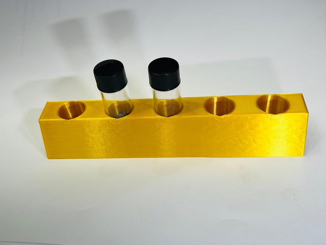 15 Mm Diameter 5 Test Tube Vial Holding Storage Stand - Etsy