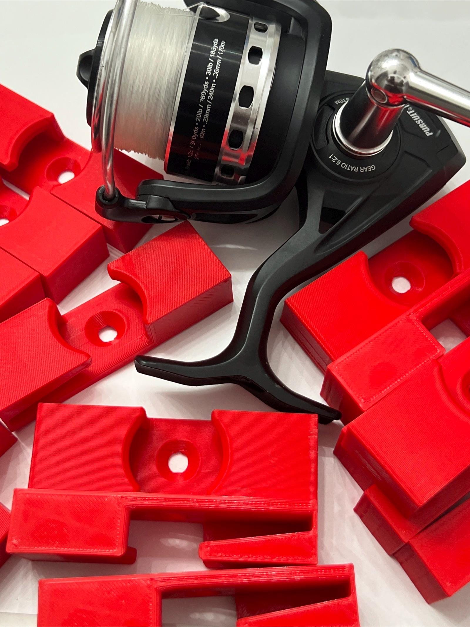 Fishing Reel Wall Mounts SET OF FIFTEEN (X15) Fits Most 3K to 10K ...