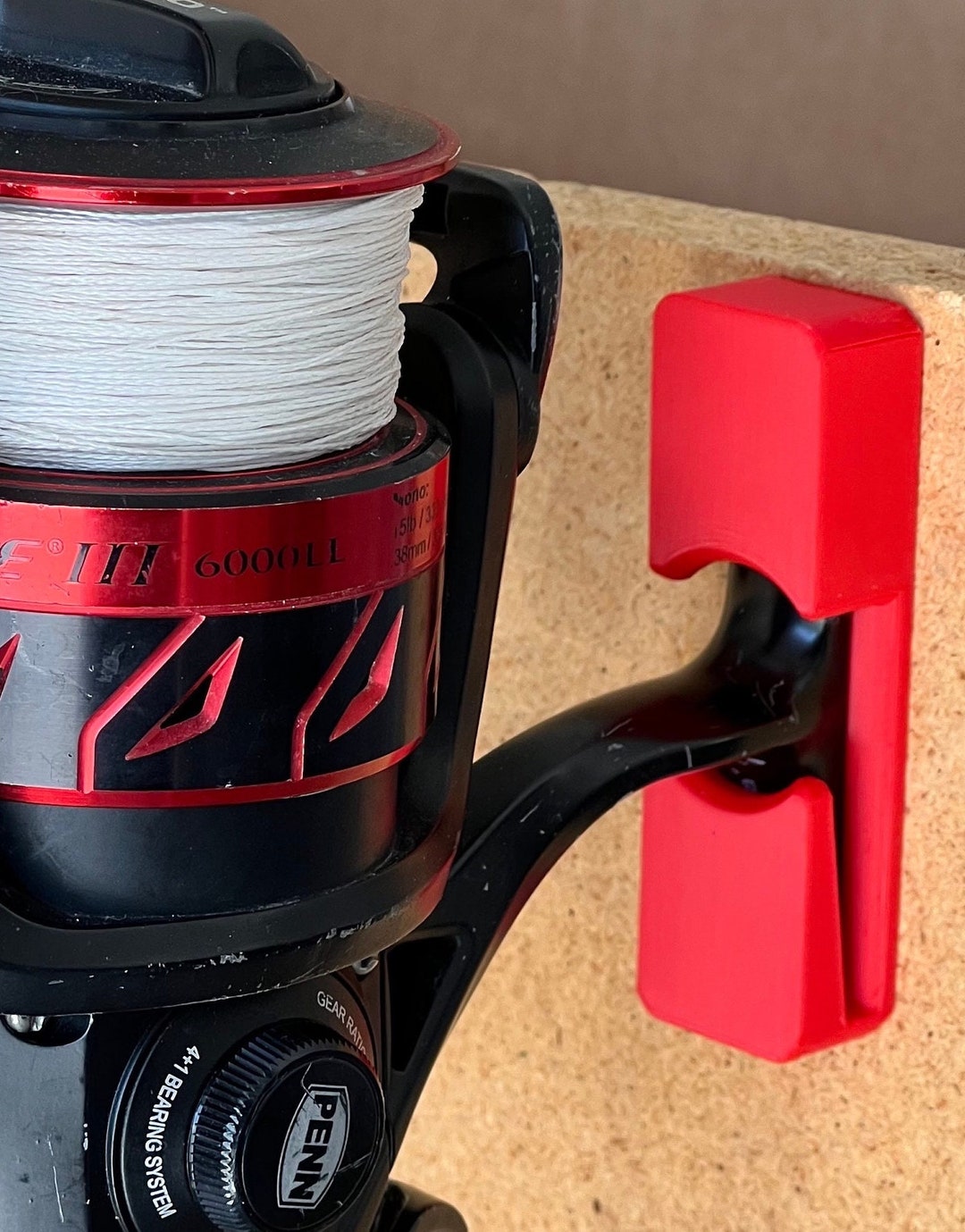 SET OF X4 Fishing Reel Wall Mounts for 4K to 10K Series Spinning Reels ...