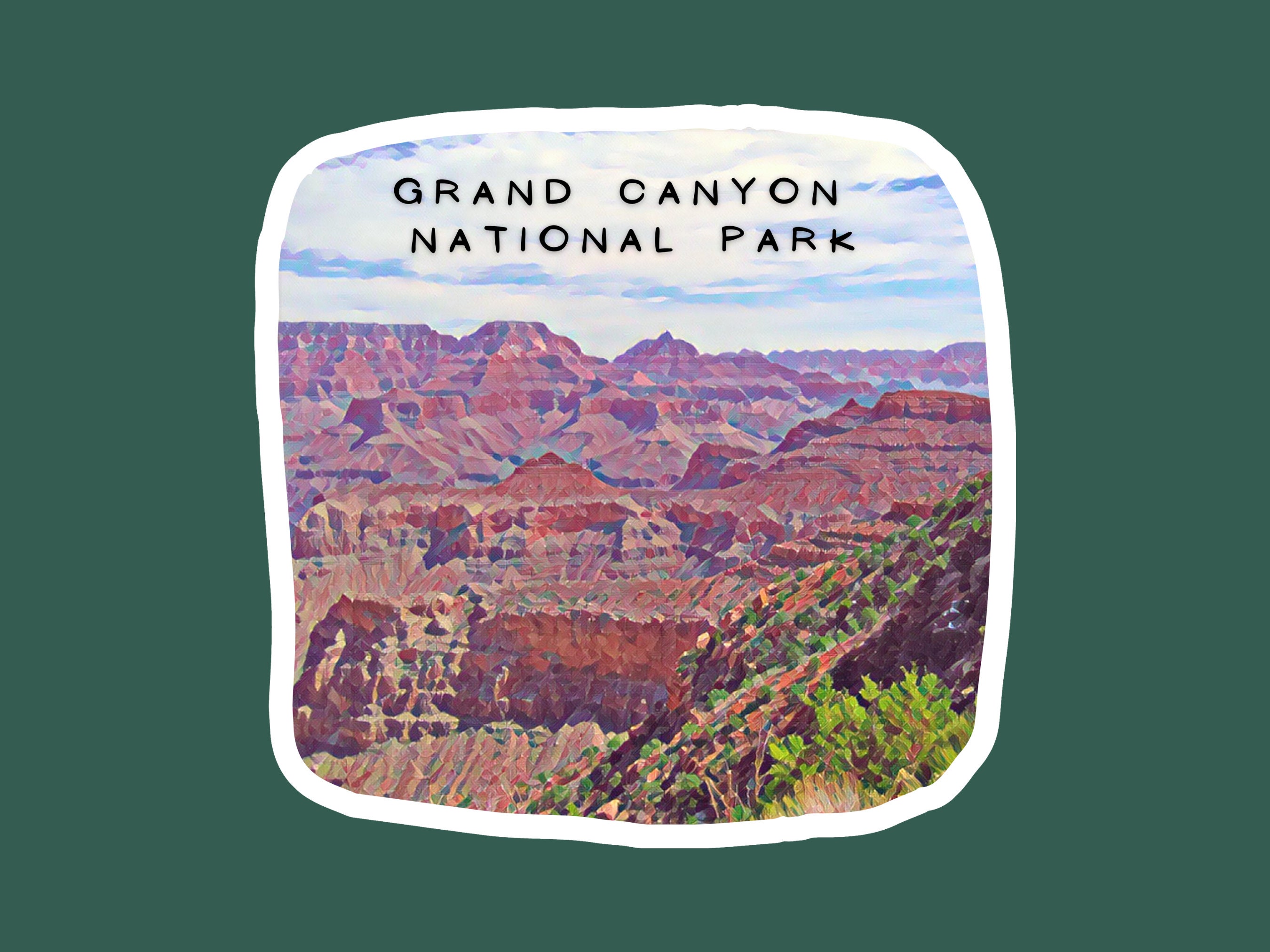 Desert Sticker Pack, Grand Canyon Sticker, National Parks Sticker ...