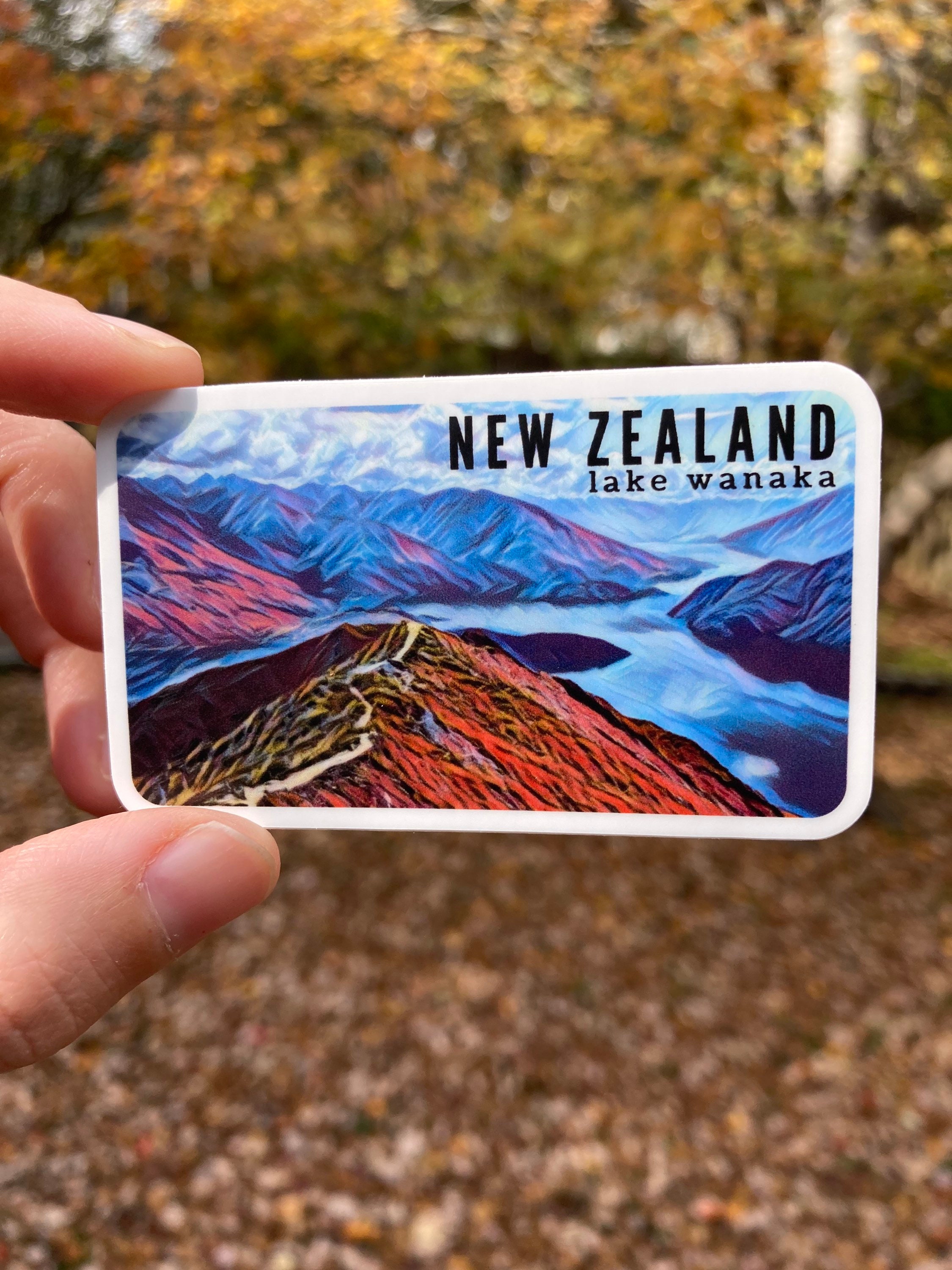 New Zealand Sticker, Wanaka Sticker, Travel Sticker, Roy's Peak - Etsy