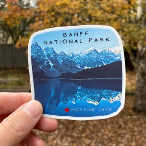 Banff National Park Sticker, Moraine Lake, Canada Sticker - Etsy