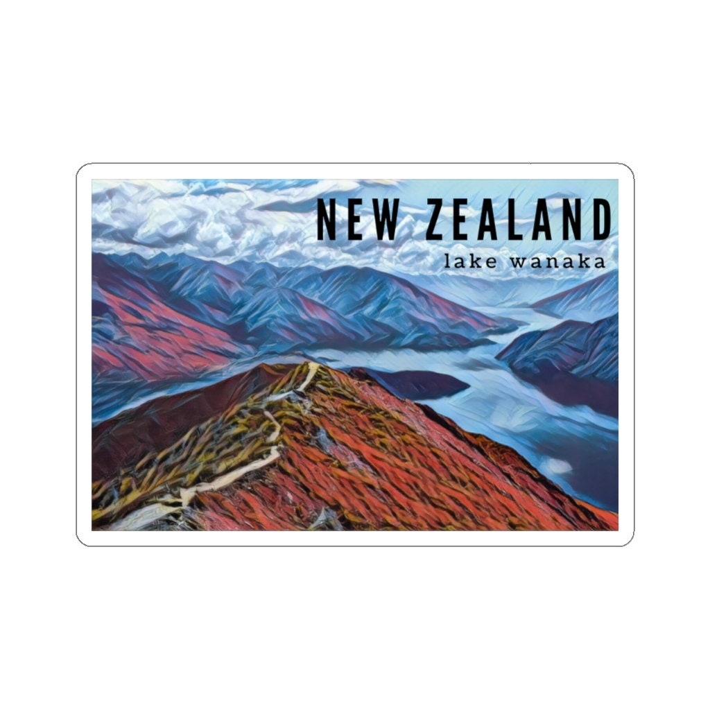 New Zealand Sticker, Wanaka Sticker, Travel Sticker, Roy's Peak - Etsy