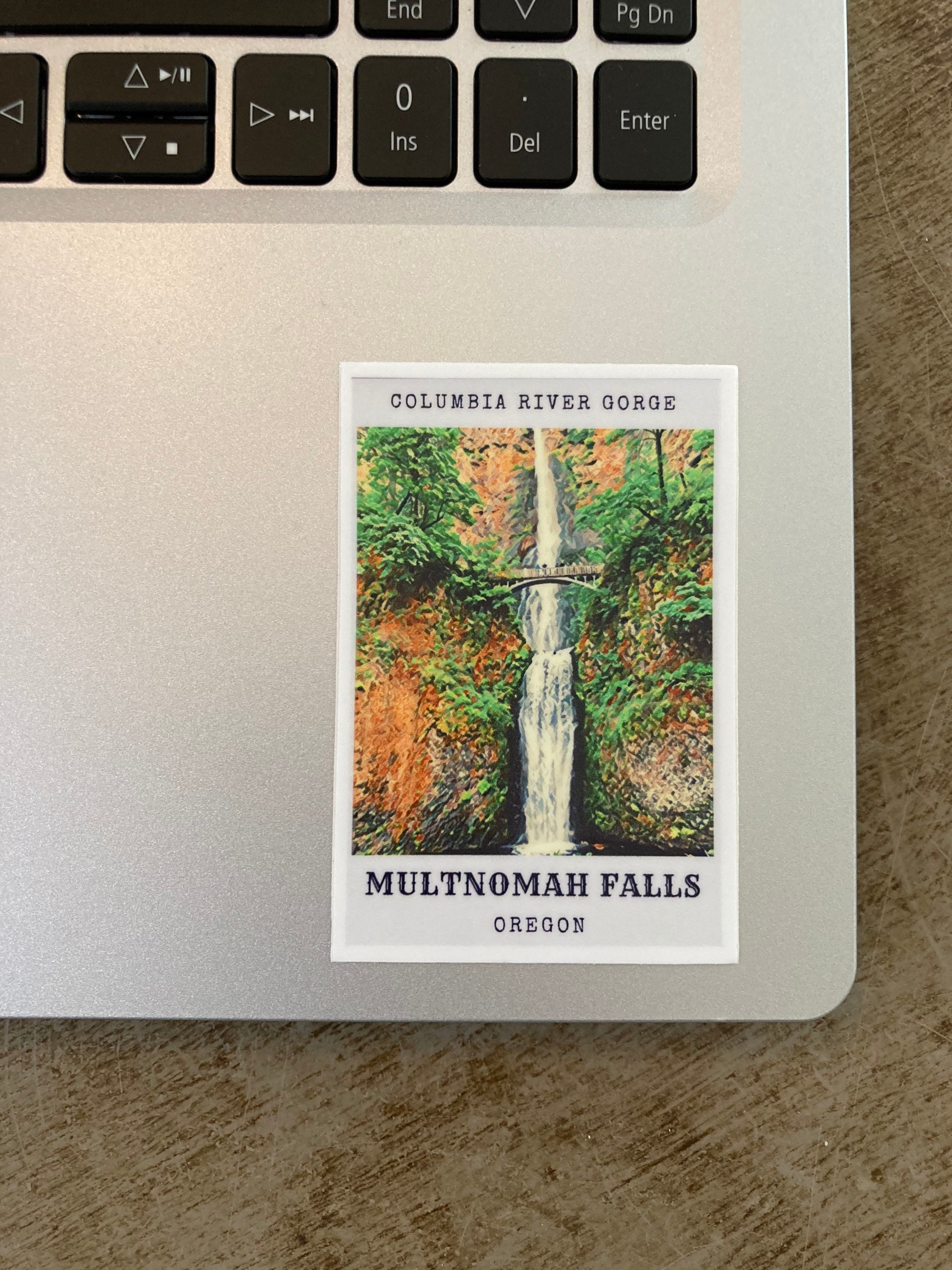 Multnomah Falls Sticker Oregon Sticker Columbia River - Etsy