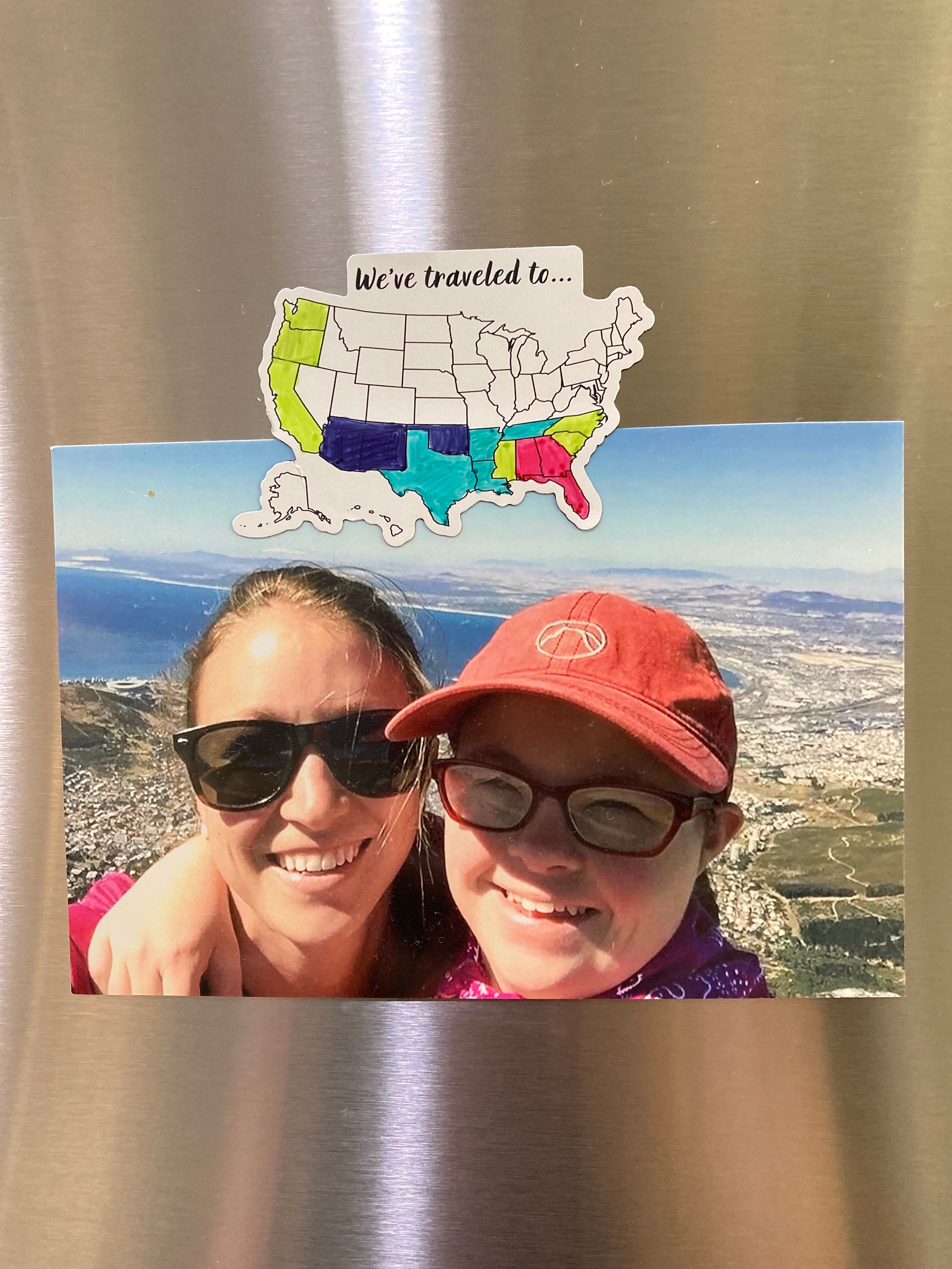 RV Magnet Map, US Magnet Map, USA State Map, States Magnet Map, Map for ...