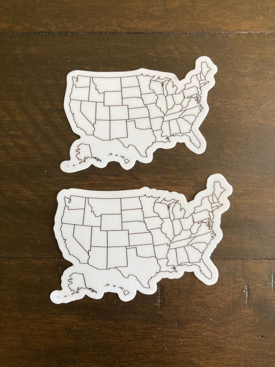 State Stickers, Travel Stickers, US Map Sticker, Where I've Been ...