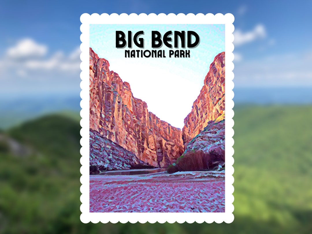 Big Bend National Park, Big Bend Sticker, National Parks Sticker ...