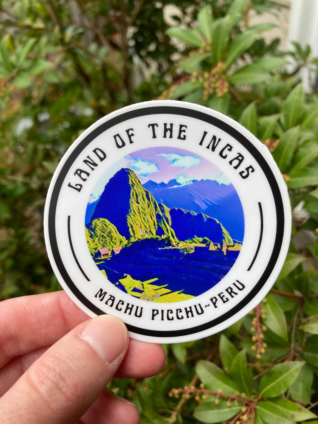 Peru Decal, Machu Picchu, Inca Trail Art, Peru Souvenir - Etsy