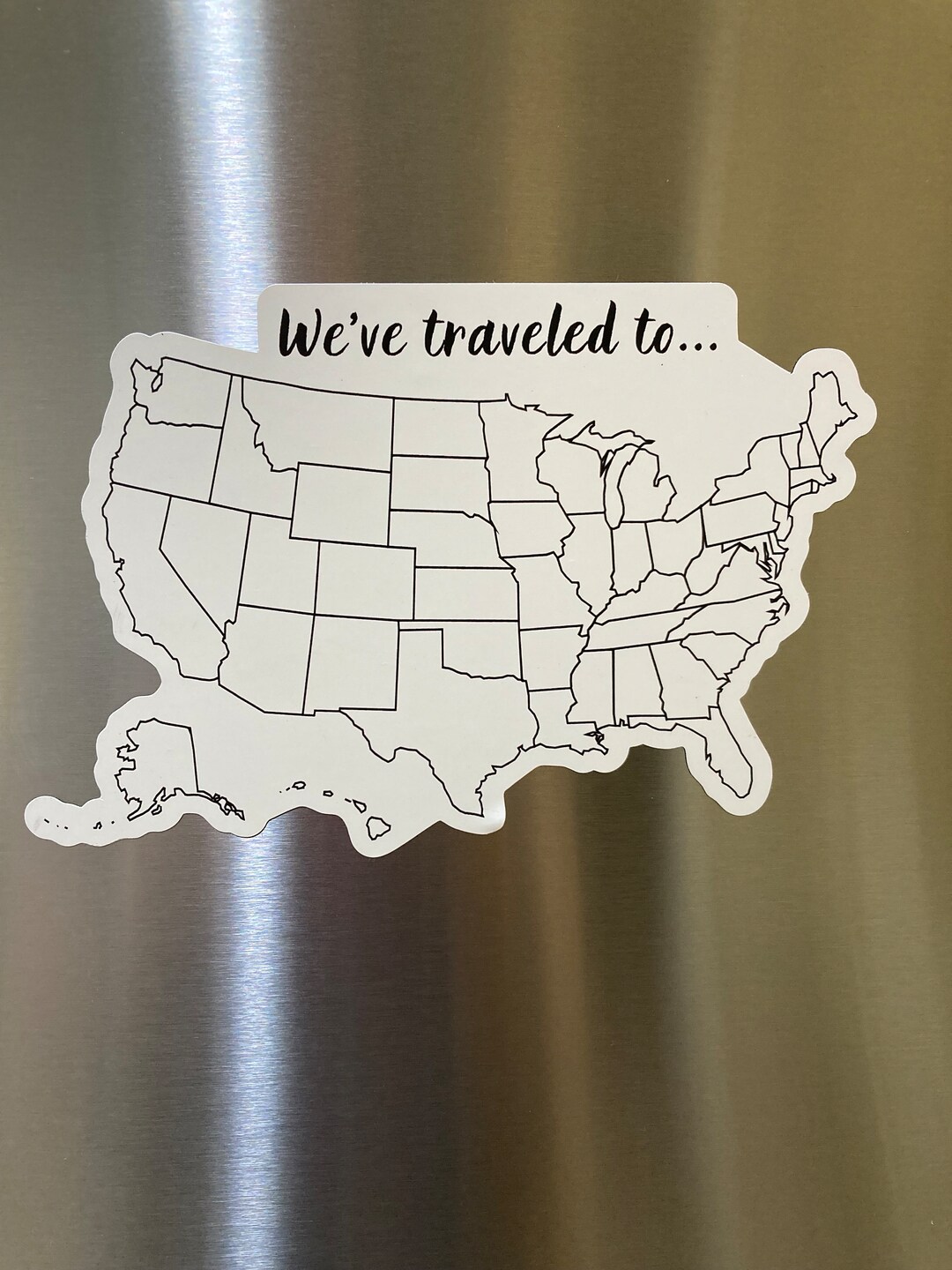 LARGE USA Map Magnet, Where I've Been Map, Travel Tracker Map - Etsy