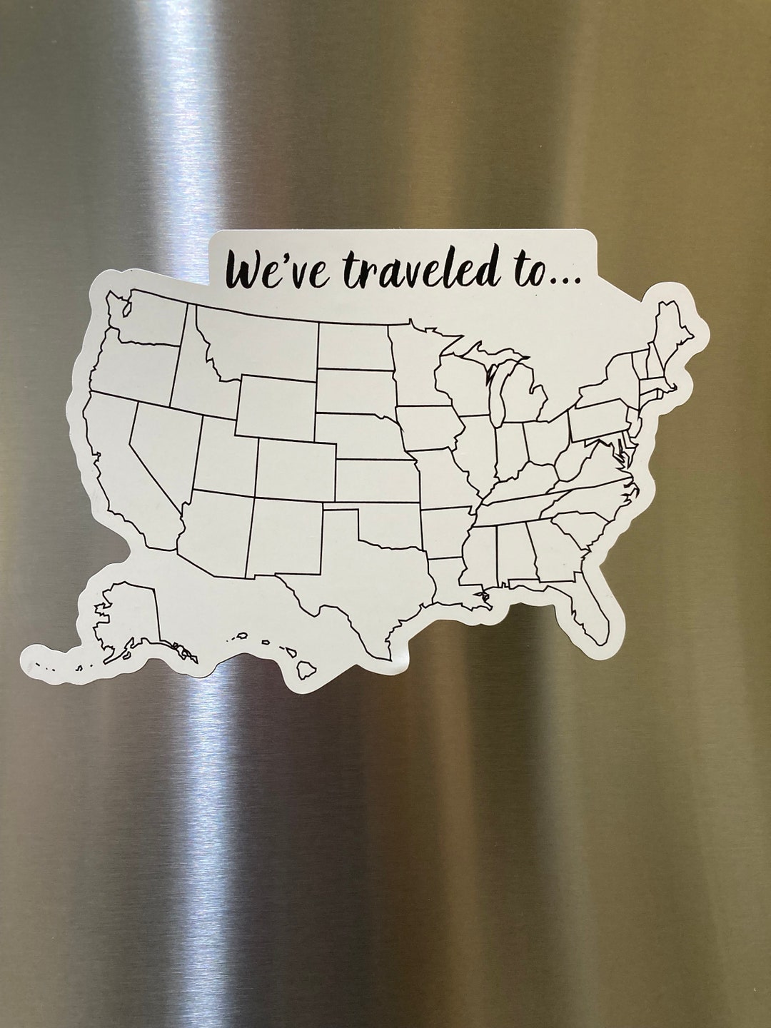 RV Magnet Map, US Magnet Map, USA State Map, States Magnet Map, Map for ...