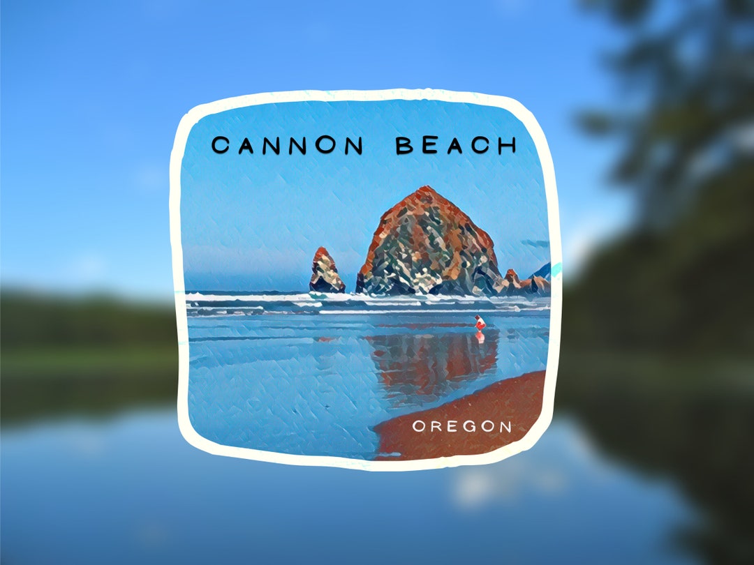 Oregon Sticker, Cannon Beach Sticker, Oregon Coast Sticker, PNW Sticker ...