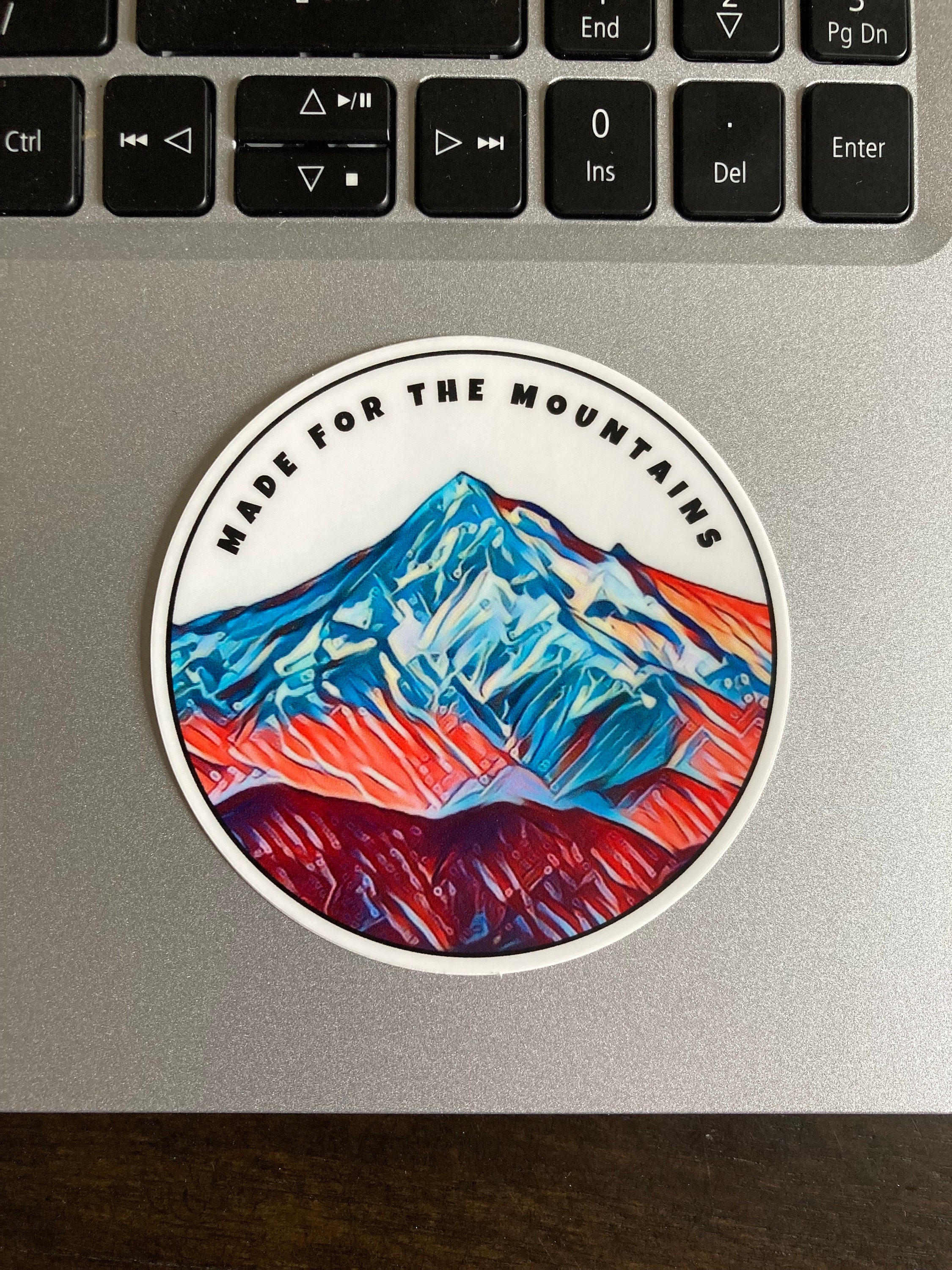Mountain Sticker, Made for the Mountains Sticker, Travel Sticker ...