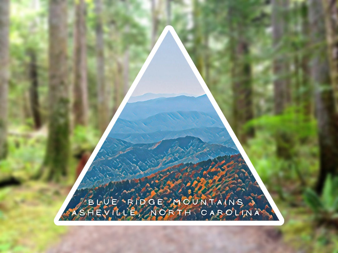 Asheville Sticker, Asheville Strong, WNC Sticker, Blue Ridge Mountains ...