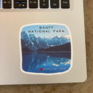 Banff National Park Sticker, Moraine Lake, Canada Sticker - Etsy