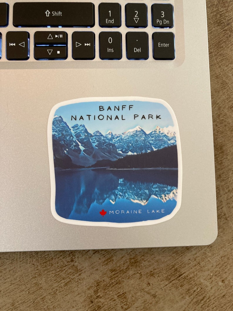 Banff National Park Sticker, Moraine Lake, Canada Sticker - Etsy
