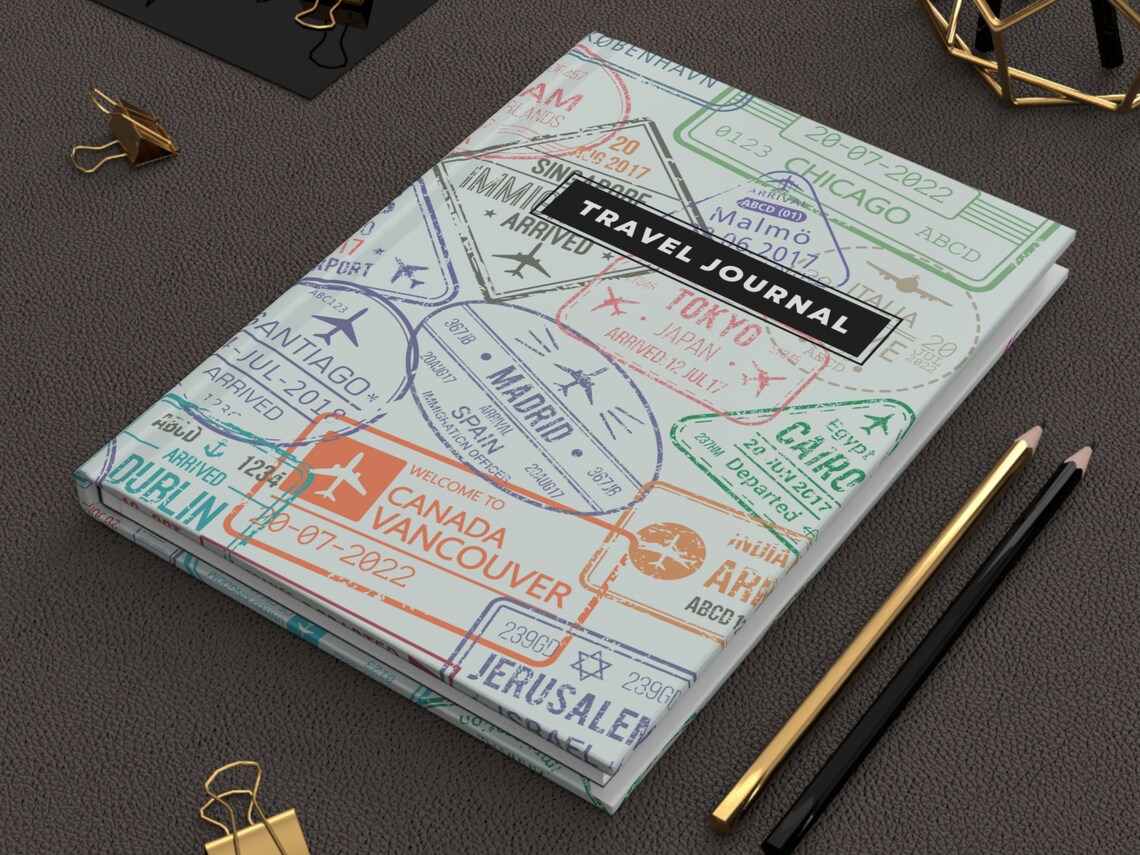 Travel Gift Set Travel Diary US Map Sticker Adventure Book - Etsy