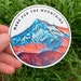 Mountain Sticker, Made for the Mountains Sticker, Travel Sticker ...