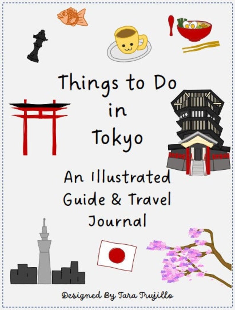 Tokyo Japan Guide & Travel Journal - Etsy