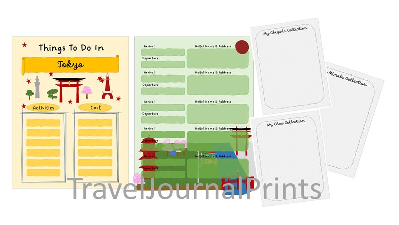 Tokyo Japan Guide & Travel Journal - Etsy