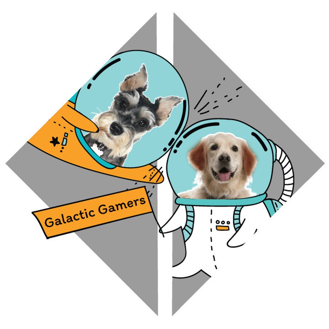 Galactic Gamers Logo Set - Etsy