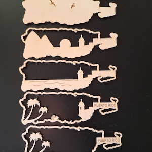 3D Puerto Rico Layered SVG - Etsy