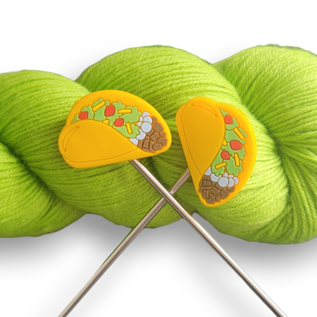 Taco Knitting Needle Point Protectors Needle Holder(set of 2) - Etsy