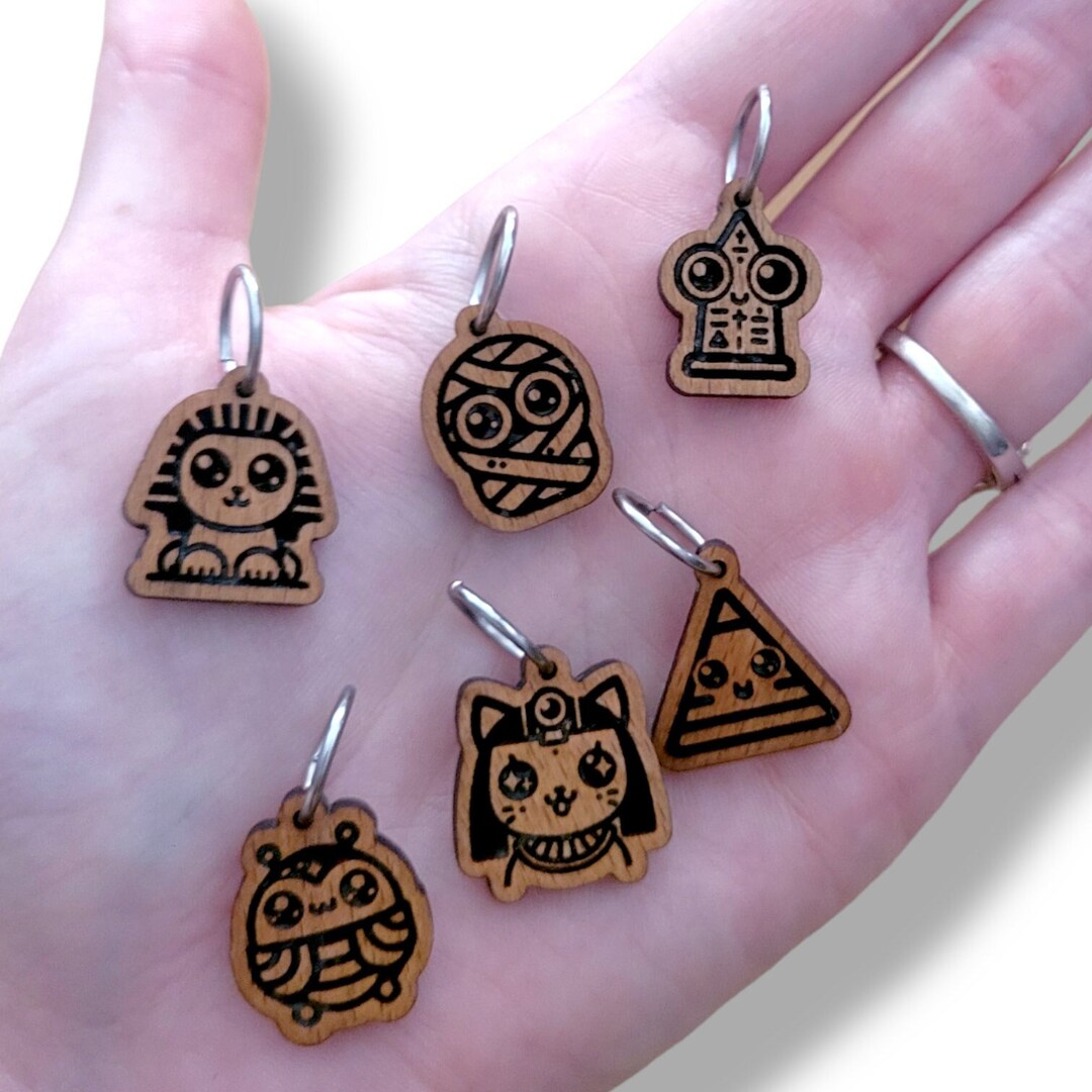 Travel Series: Egypt Knitting Stitch Markers Set (6 Pieces) - Etsy