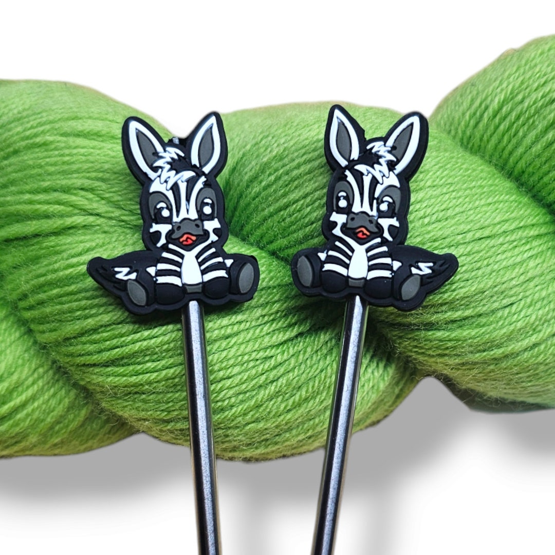 Happy Zebra Knitting Needle Point Protectors Needle Holder(set of 2) - Etsy