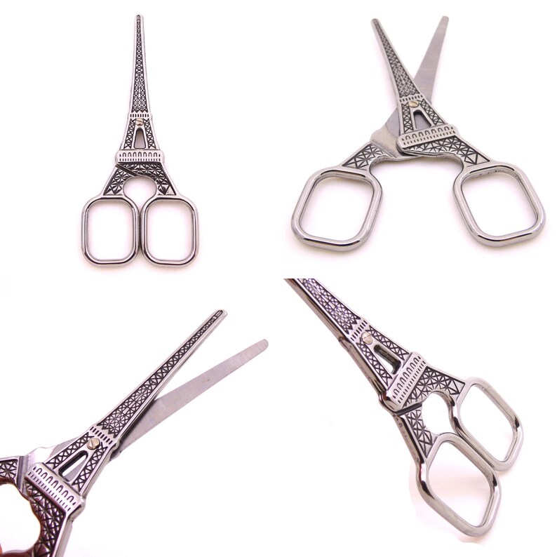 Eiffel Tower Yarn Scissors Silver - Etsy