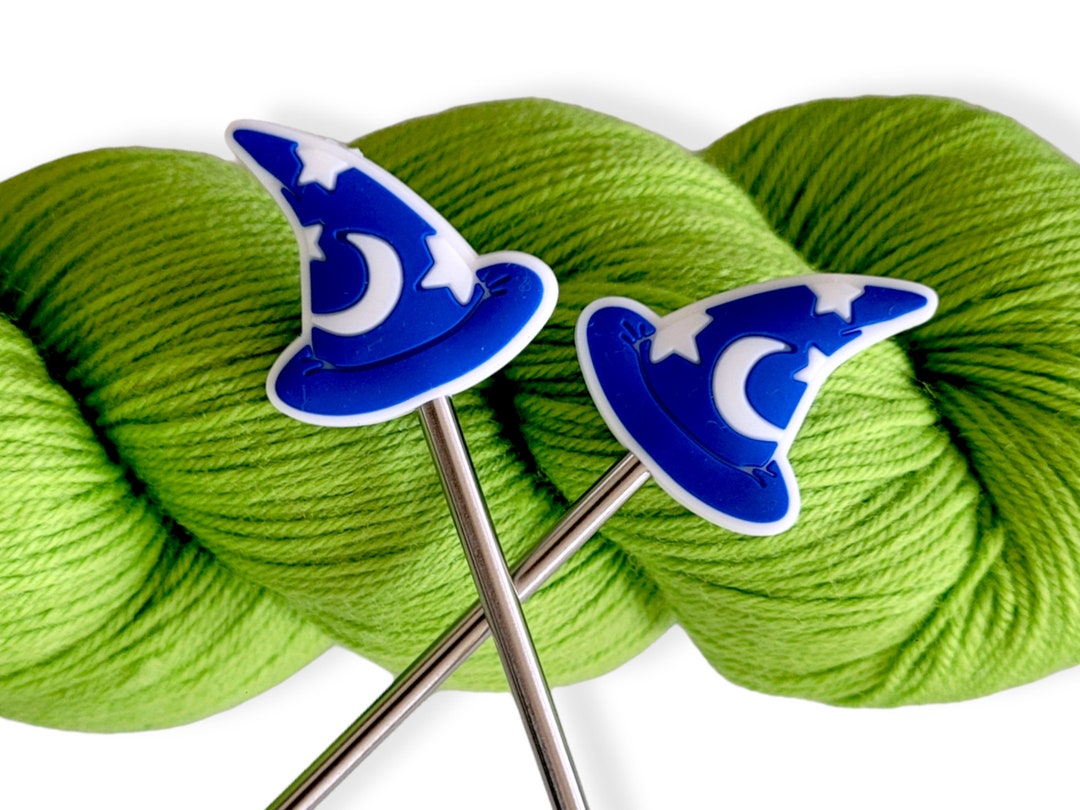 Wizard Hat Knitting Needle Point Protectors Needle Holder(set of 2 ...
