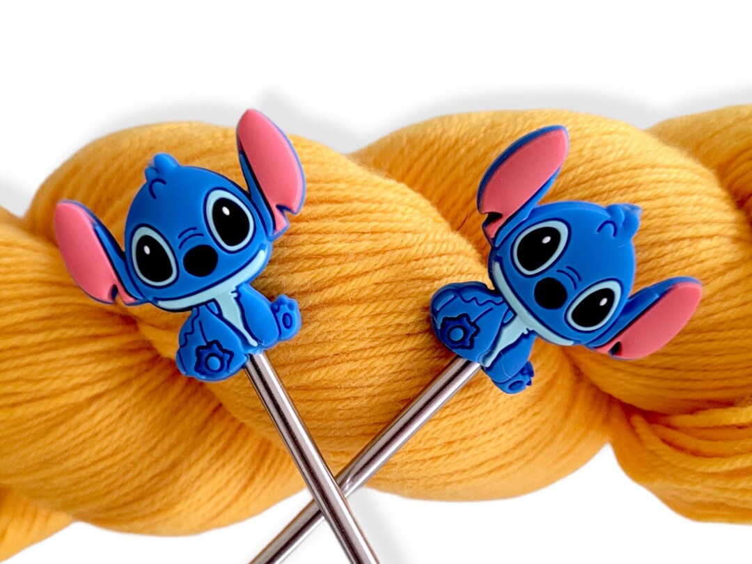 Alien Creature Knitting Needle Point Protectors Needle Holder(set of 2 ...