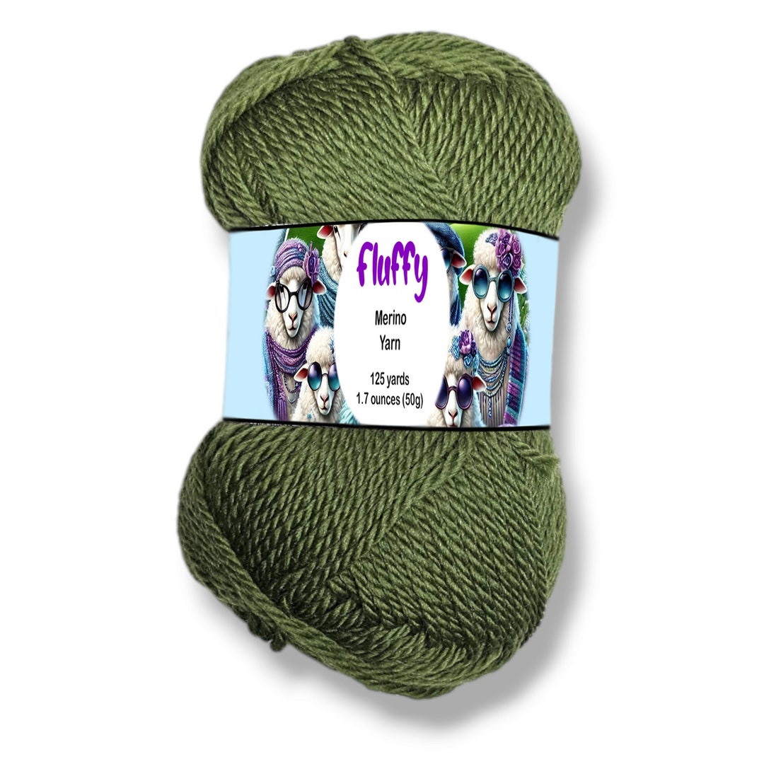 Forest Fluffy Merino DK Yarn - Etsy