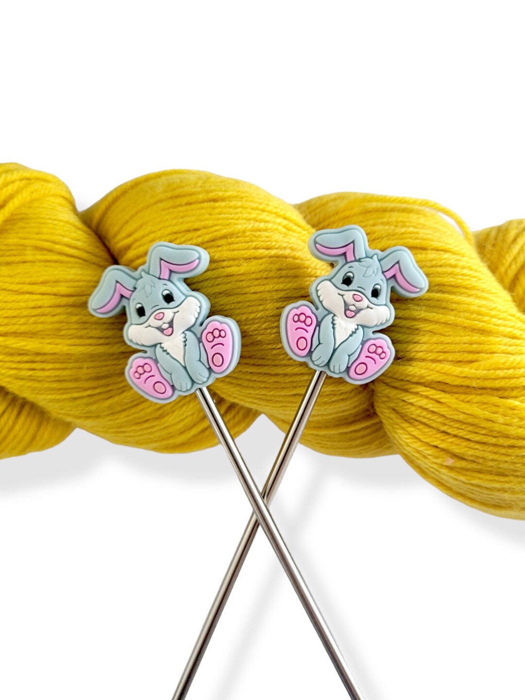 Rabbit Knitting Needle Point Protectors Needle Holder(set of 2) - Etsy