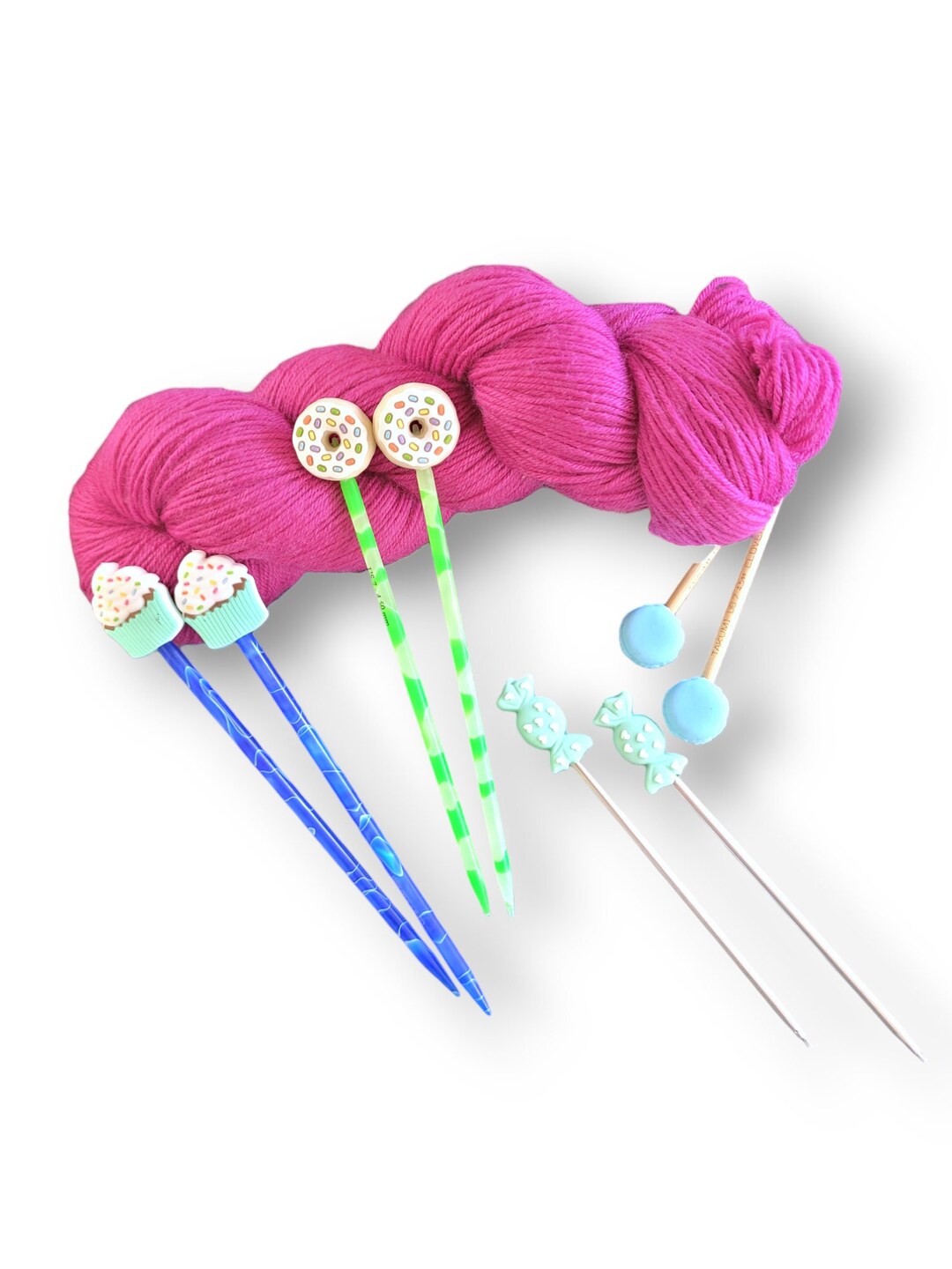 Sweets BUNDLE Knitting Needle Point Protectors Needle Holder(set of 4 ...