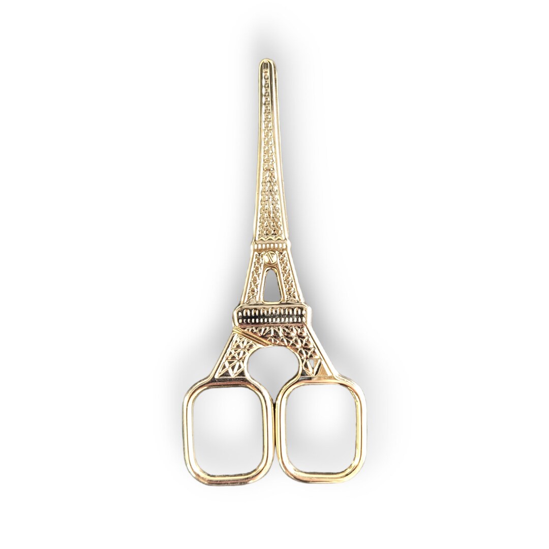 Eiffel Tower Yarn Scissors Gold - Etsy