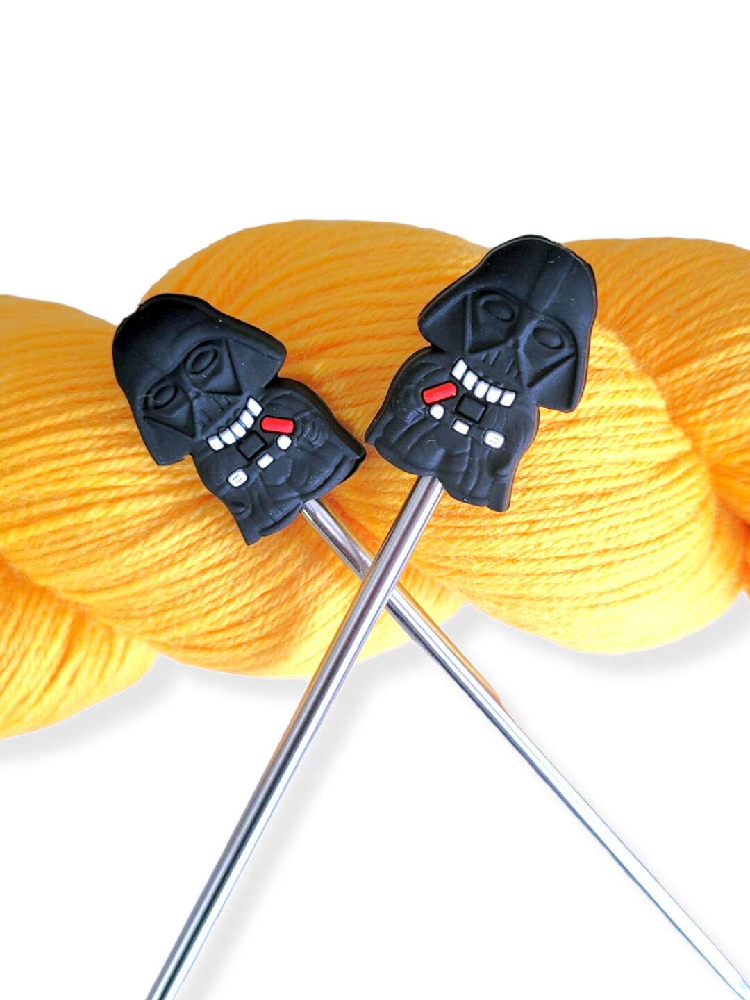 Dark Side Star Cyborg Knitting Needle Point Protectors Needle Holder ...